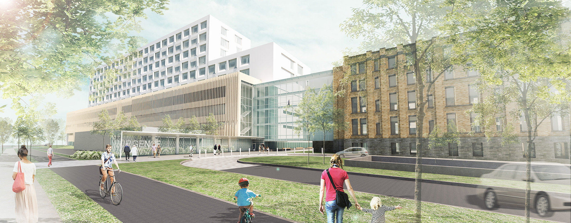 Nouveau complexe hospitalier sur le site de l’Hôpital de l’Enfant-Jésus ...