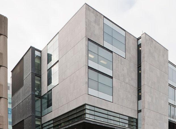 Tomlinson Square and Lorne M. Trottier Pavilion at McGill University ...